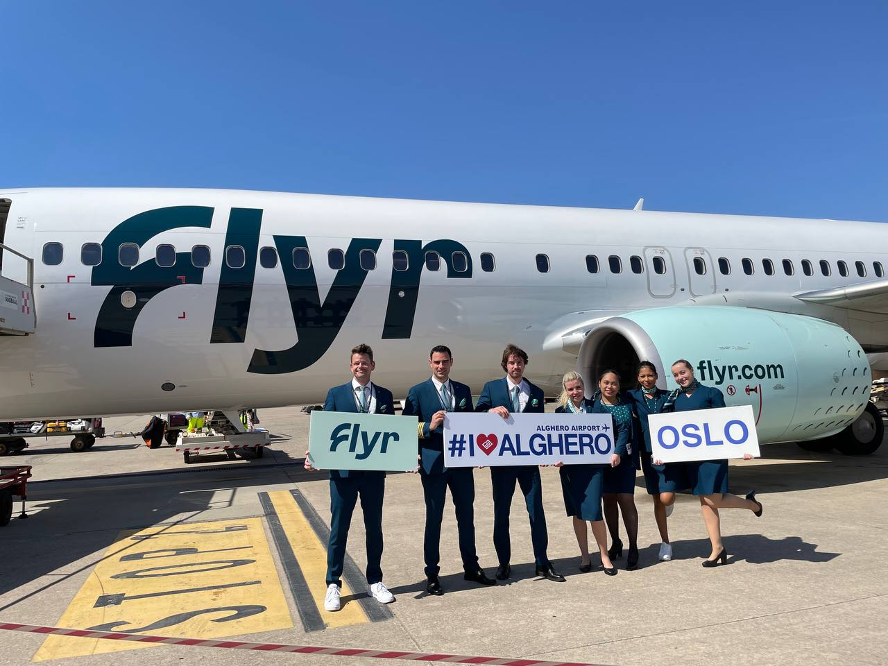 FLYR INAUGURA IL NUOVO COLLEGAMENTO DA OSLO VERSO ALGHERO | Aeroporto ...